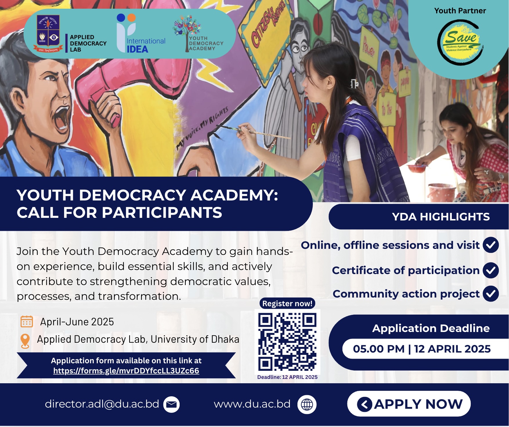 Youth Democracy Academy: Call for Participants | International IDEA